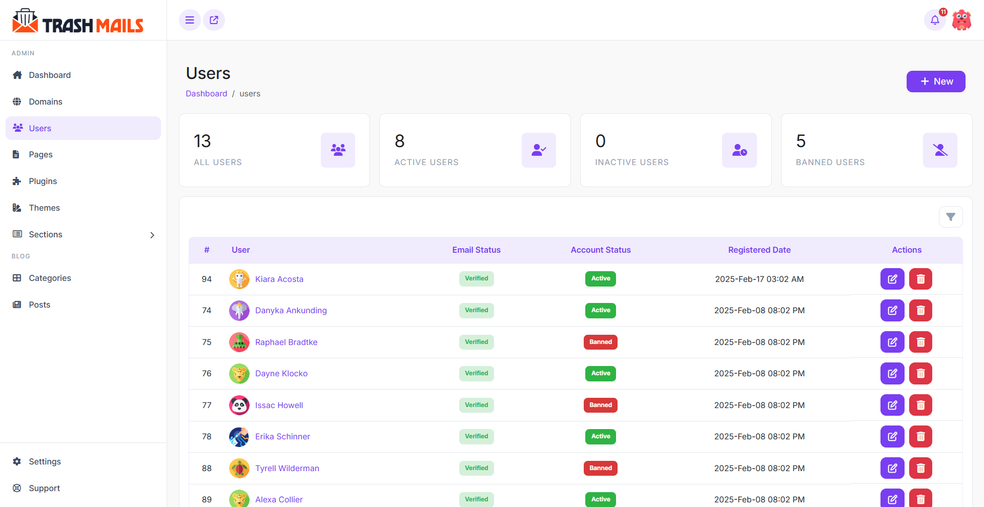 Trash Mails - Temporary Email Address System (SAAS) by Lobage | CodeCanyon